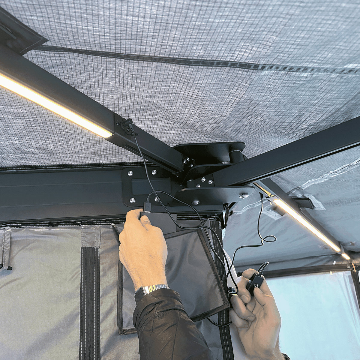 270 Grad Markise Horizon - Freitragende Auto Markise